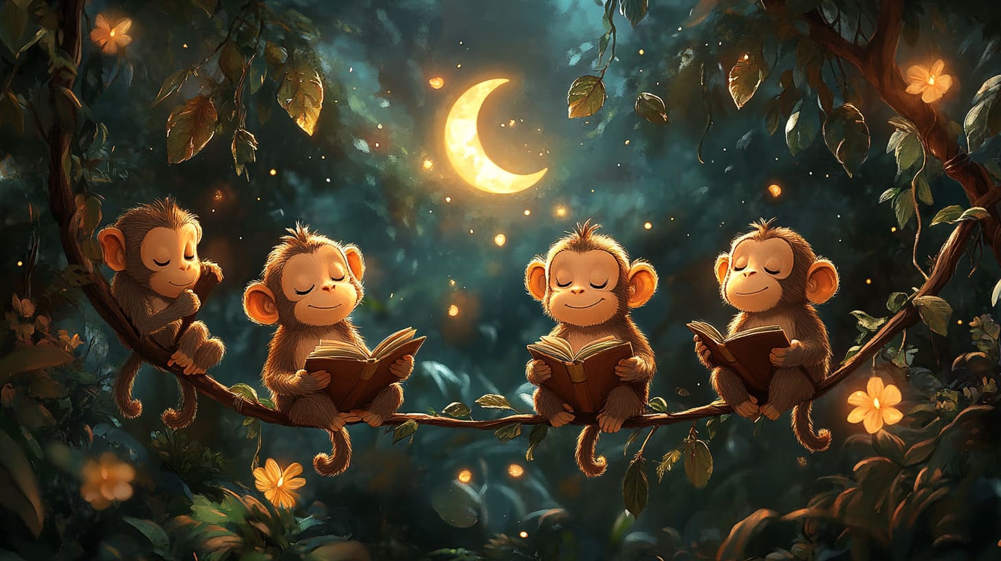 Funny Monkey Bedtime Stories: Giggles and Sweet Dreams for Kids ...