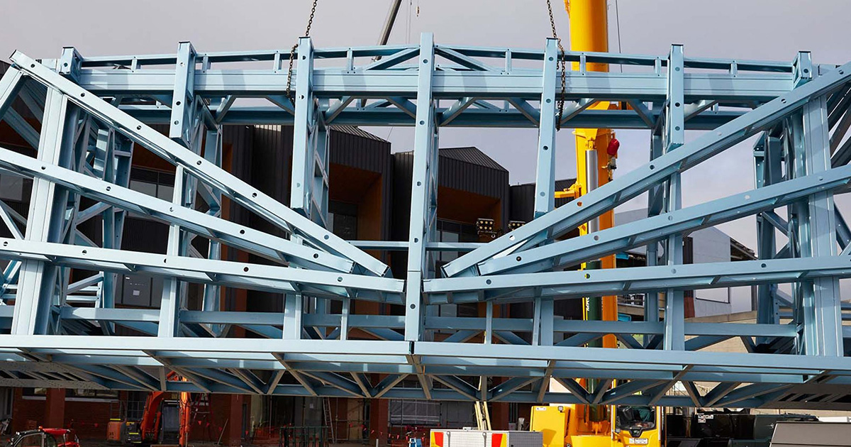 Dynamic Steel Frame - Latrobe Valley GovHub Case Study | TRUECORE® steel