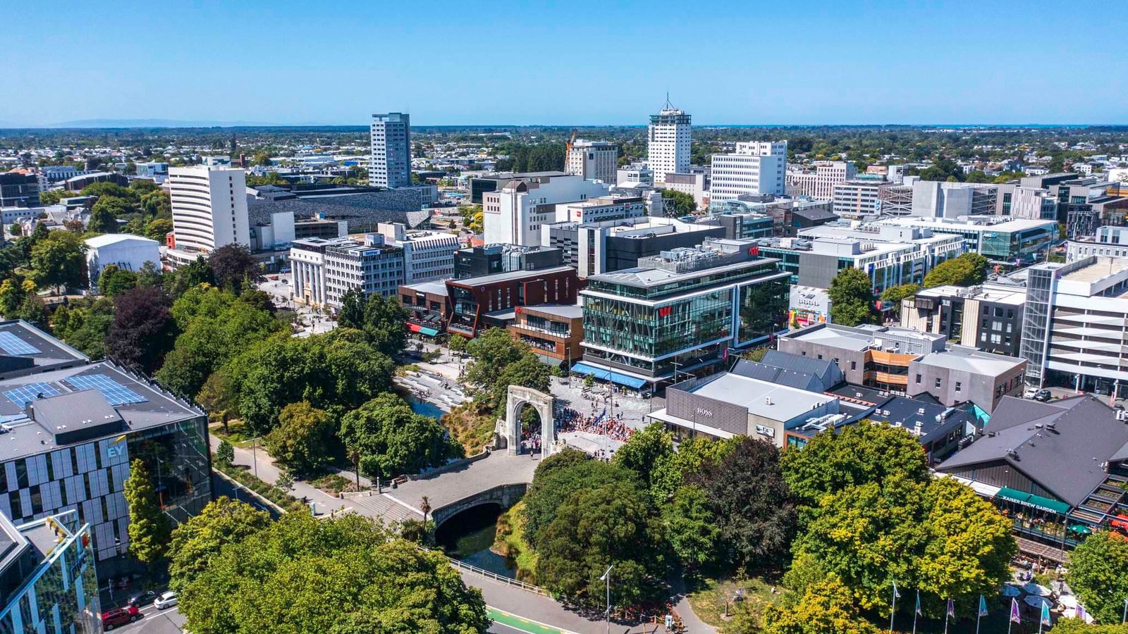 Birds Eye View Of City